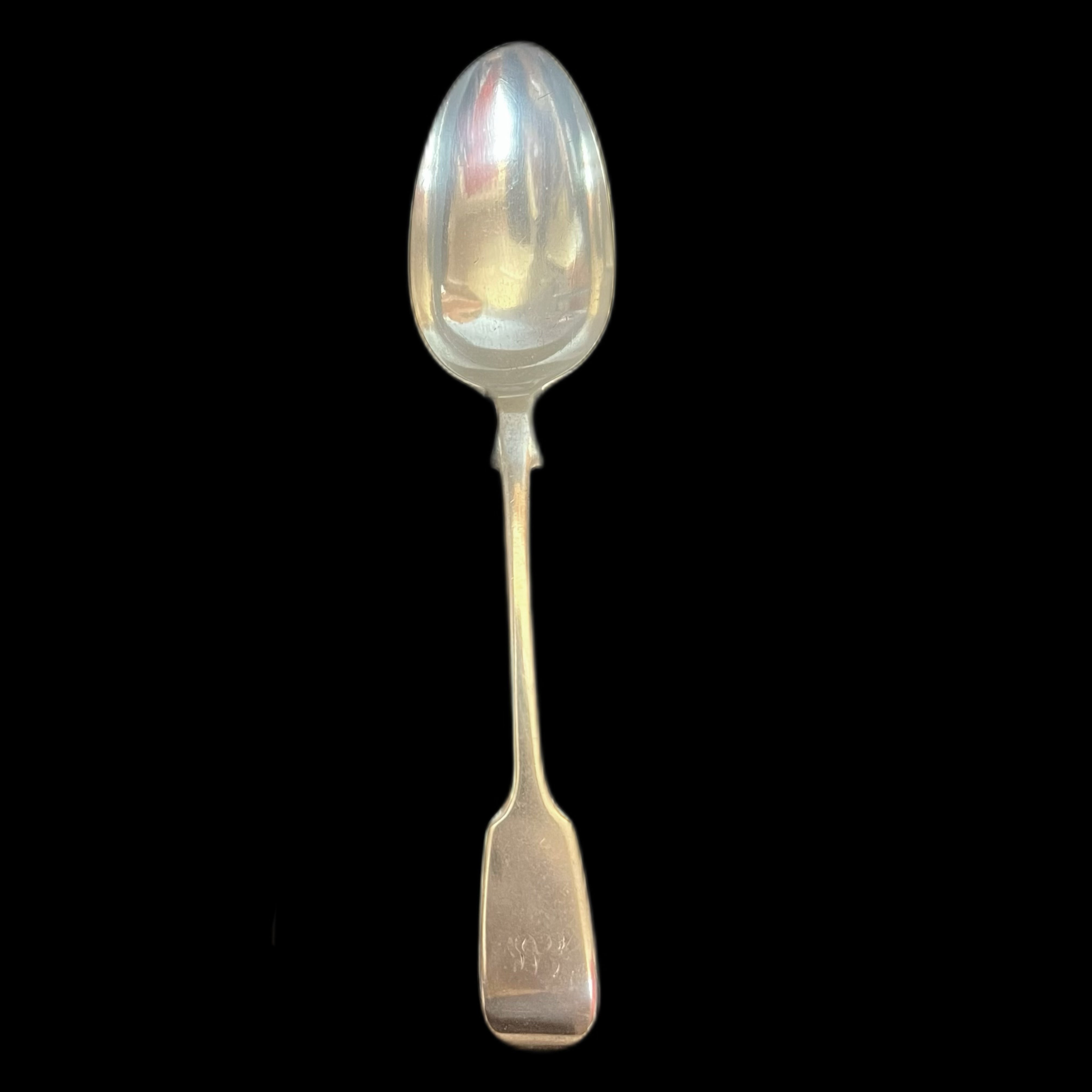 Victorian sterling silver fiddle & thread spoon – cacheantiquessydney