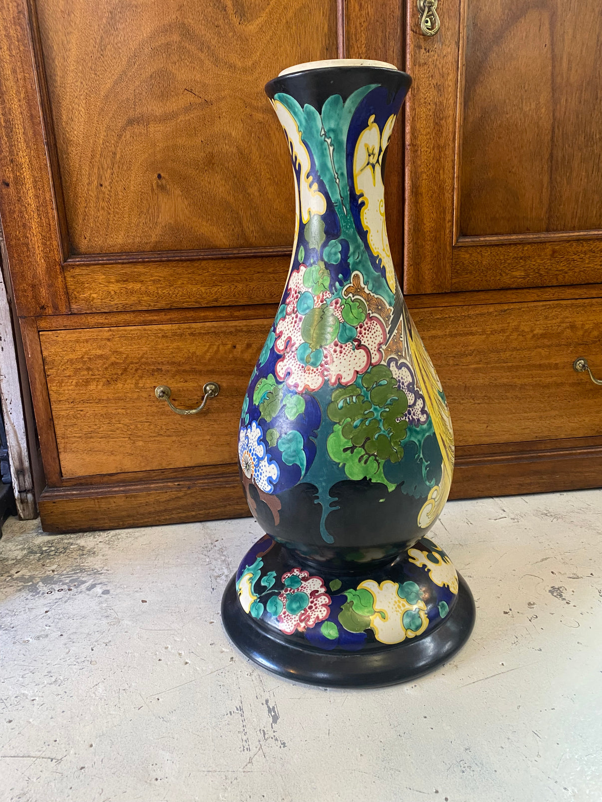 Rare Antique Gouda Ivora Dutch Art Deco Pottery Nova 30 Pattern ...