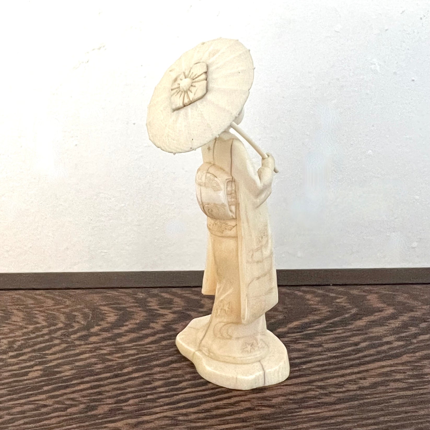 Antique Meiji Period Japanese ivory Geisha okimono | Cache Antiques ...