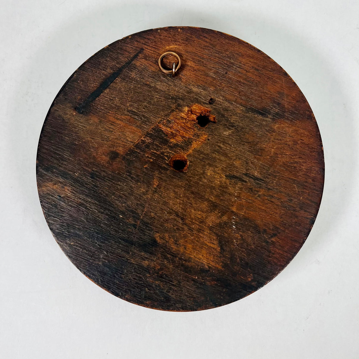 Original Timber Frame, Victorian Prattware Pot Lid "The Cavalier", Mid ...