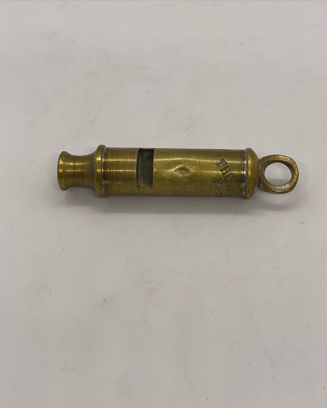 Antique English Brass “The Metropolitan“ Whistle by J Hudson and Co ...