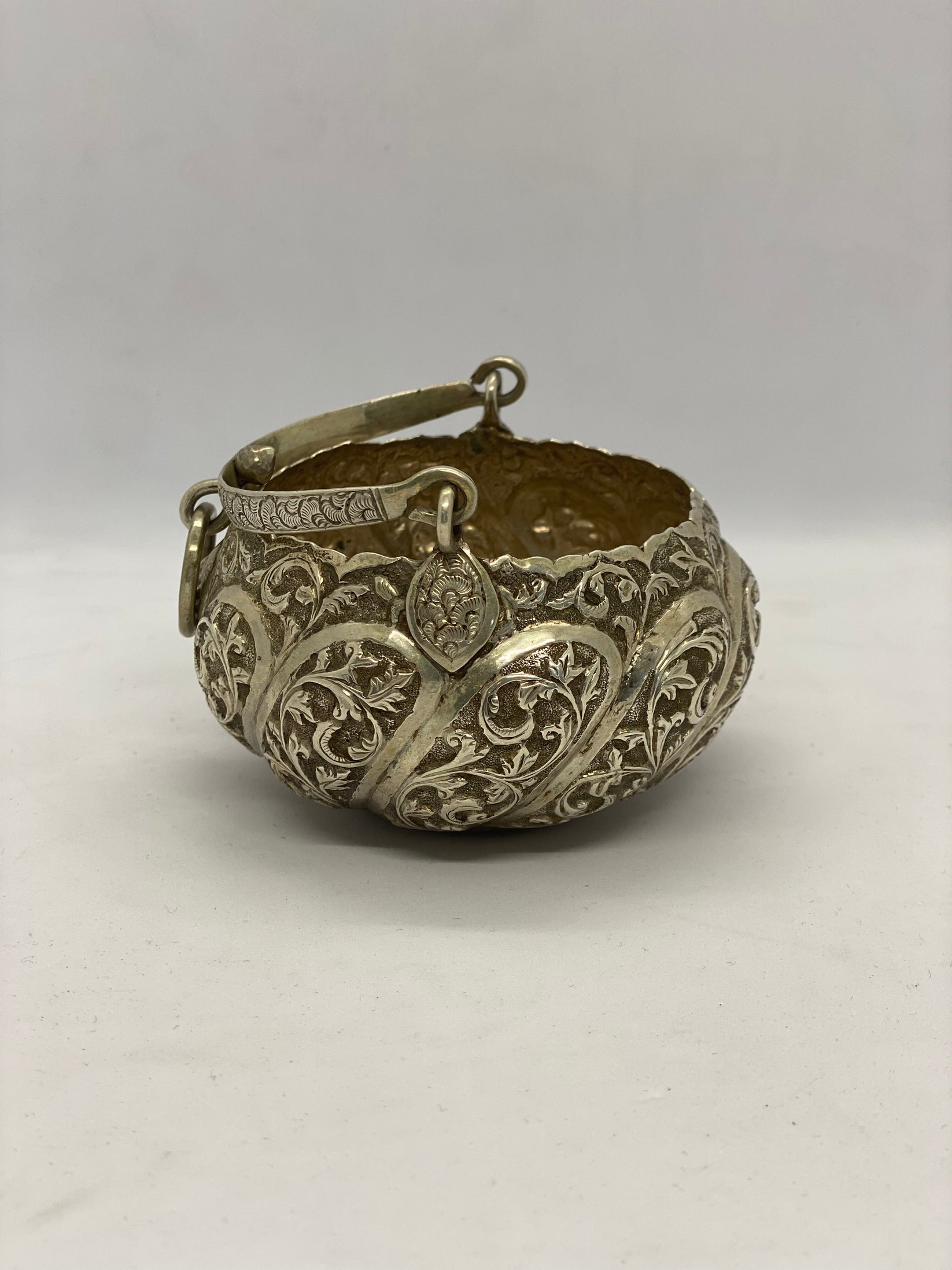 Colonial Anglo Indian Hanging Basket Circa 1880. – cacheantiquessydney