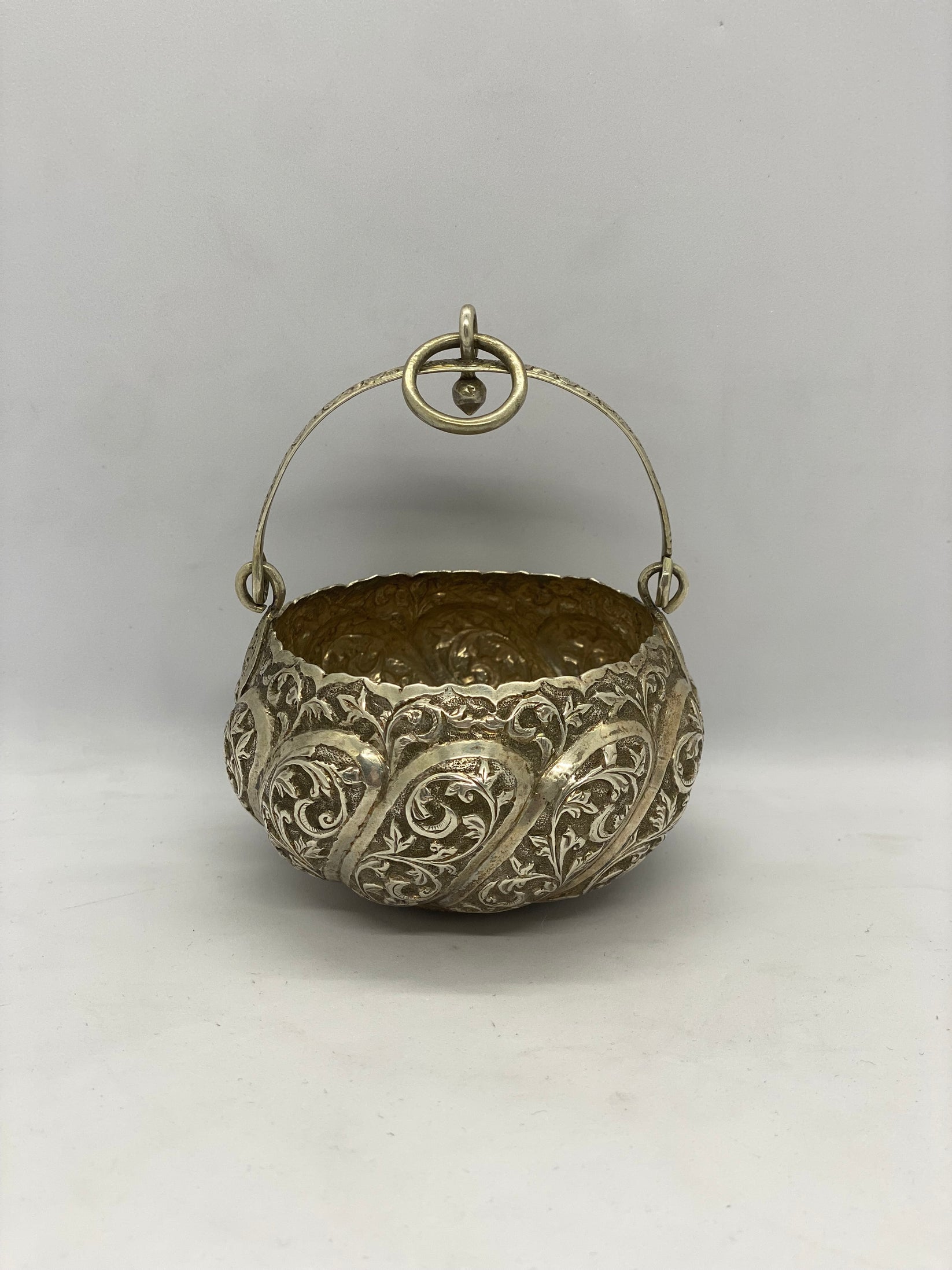 Colonial Anglo Indian Hanging Basket Circa 1880. – cacheantiquessydney