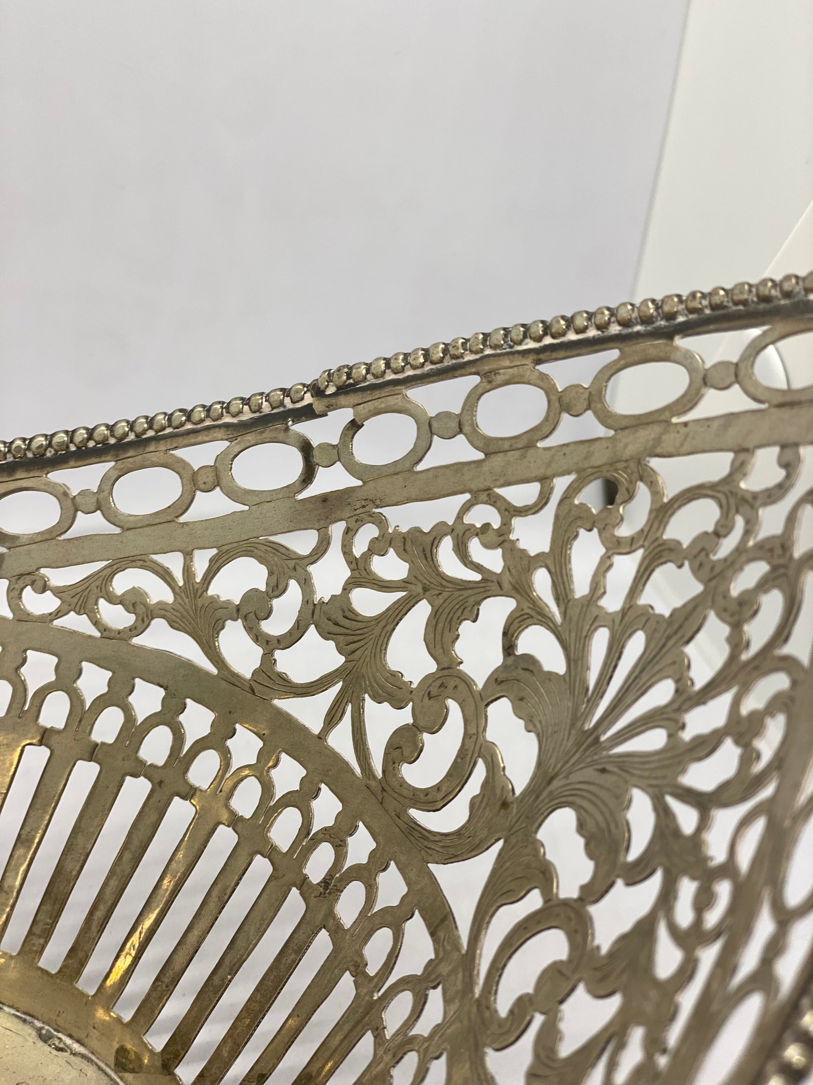 Dutch European Art Deco Silver Filigree Basket circa 1921 | Cache ...