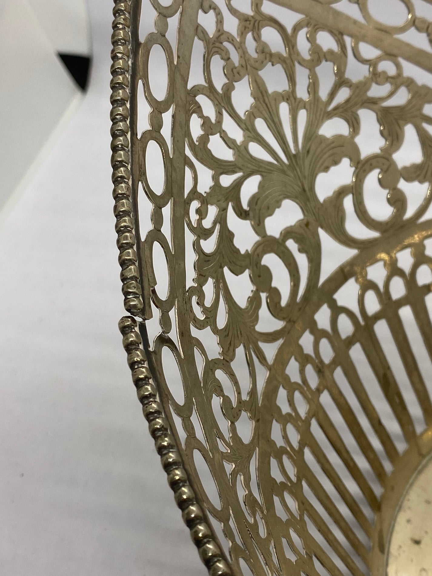 Dutch European Art Deco Silver Filigree Basket circa 1921 | Cache ...