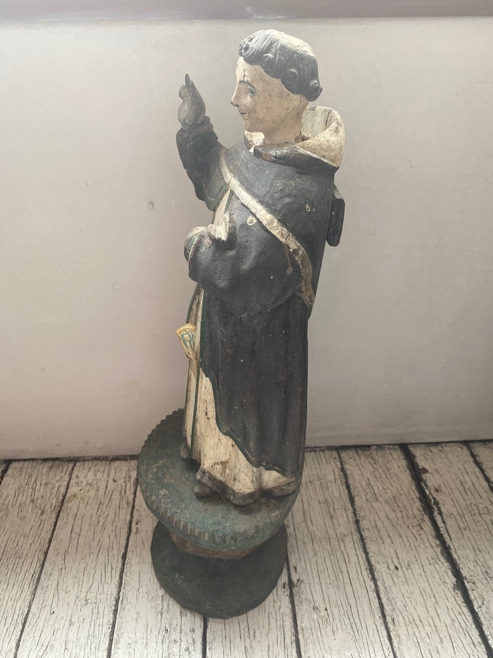 Late 18th to Mid 19th Century Spanish Colonial Santo Statue of Saint ...